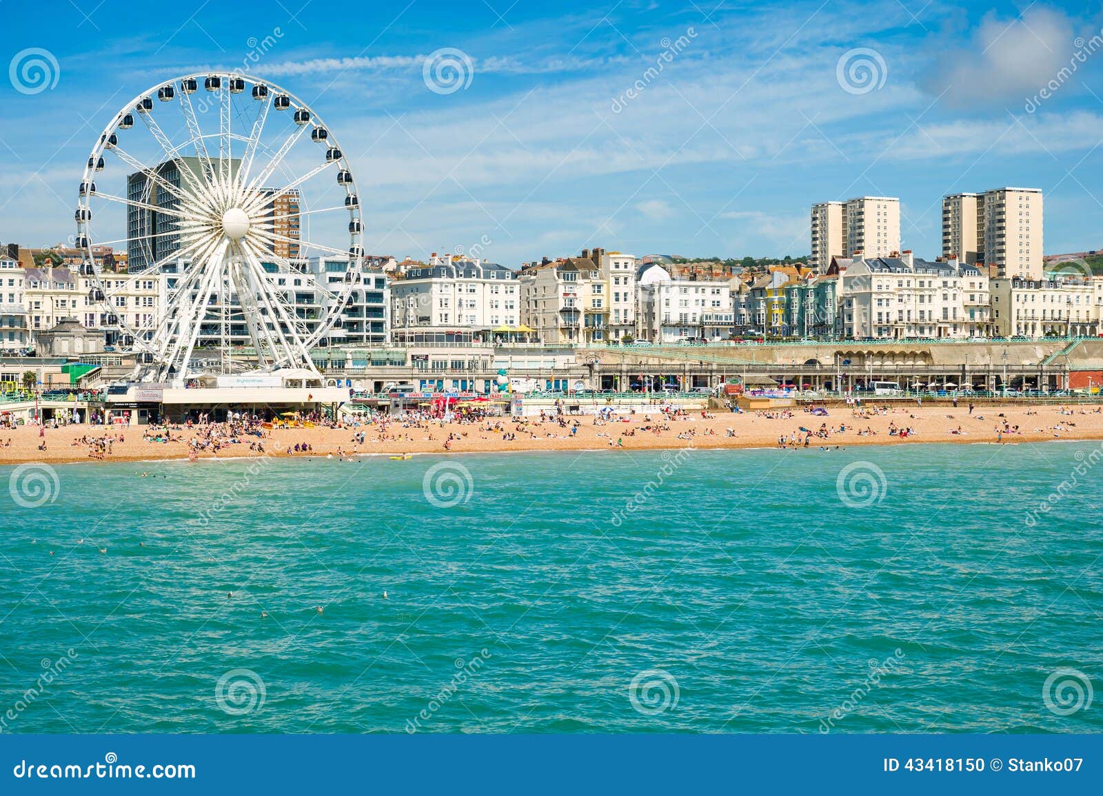 Brighton beach editorial image. Image of daylight, city - 43418150