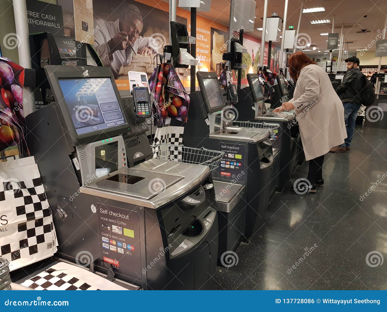 Service Counter At Checkout At Local Pick N Pay Grocery Store Editorial ...