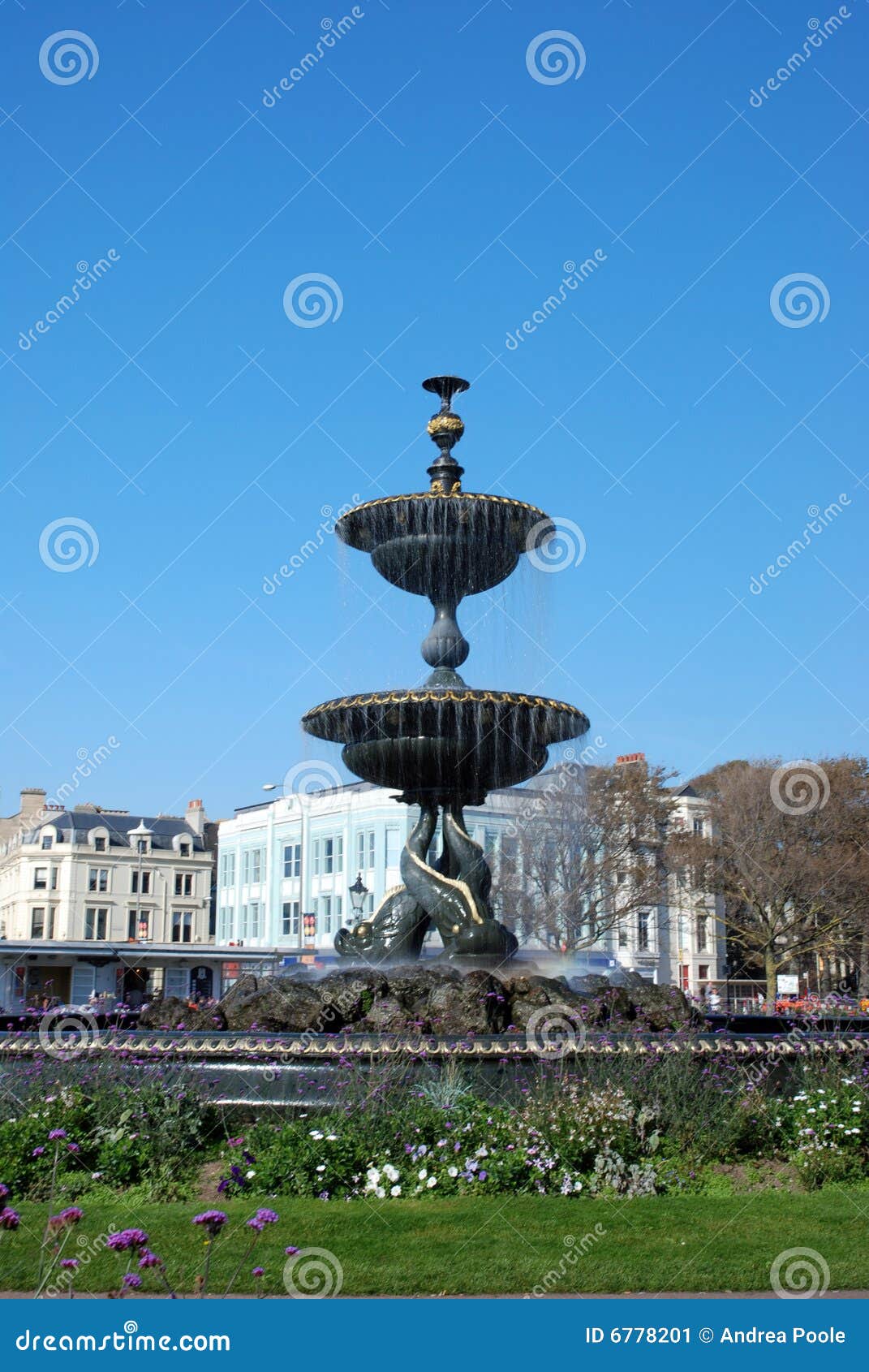 Brighton Fountain 3 stock image. Image of water, fountain - 6778201