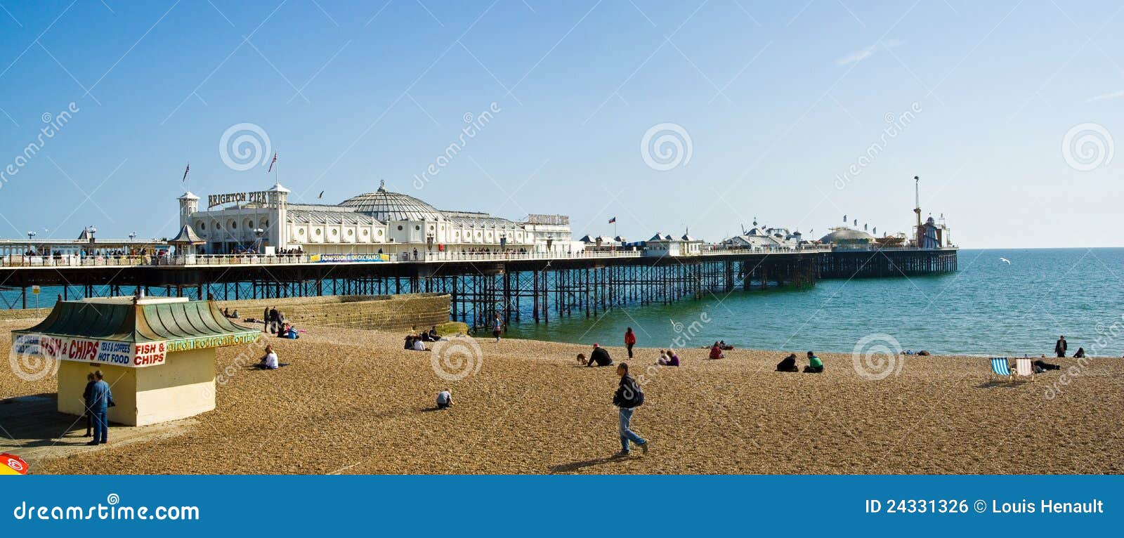 Brighton Pier editorial photo. Image of travel, blue - 24331326