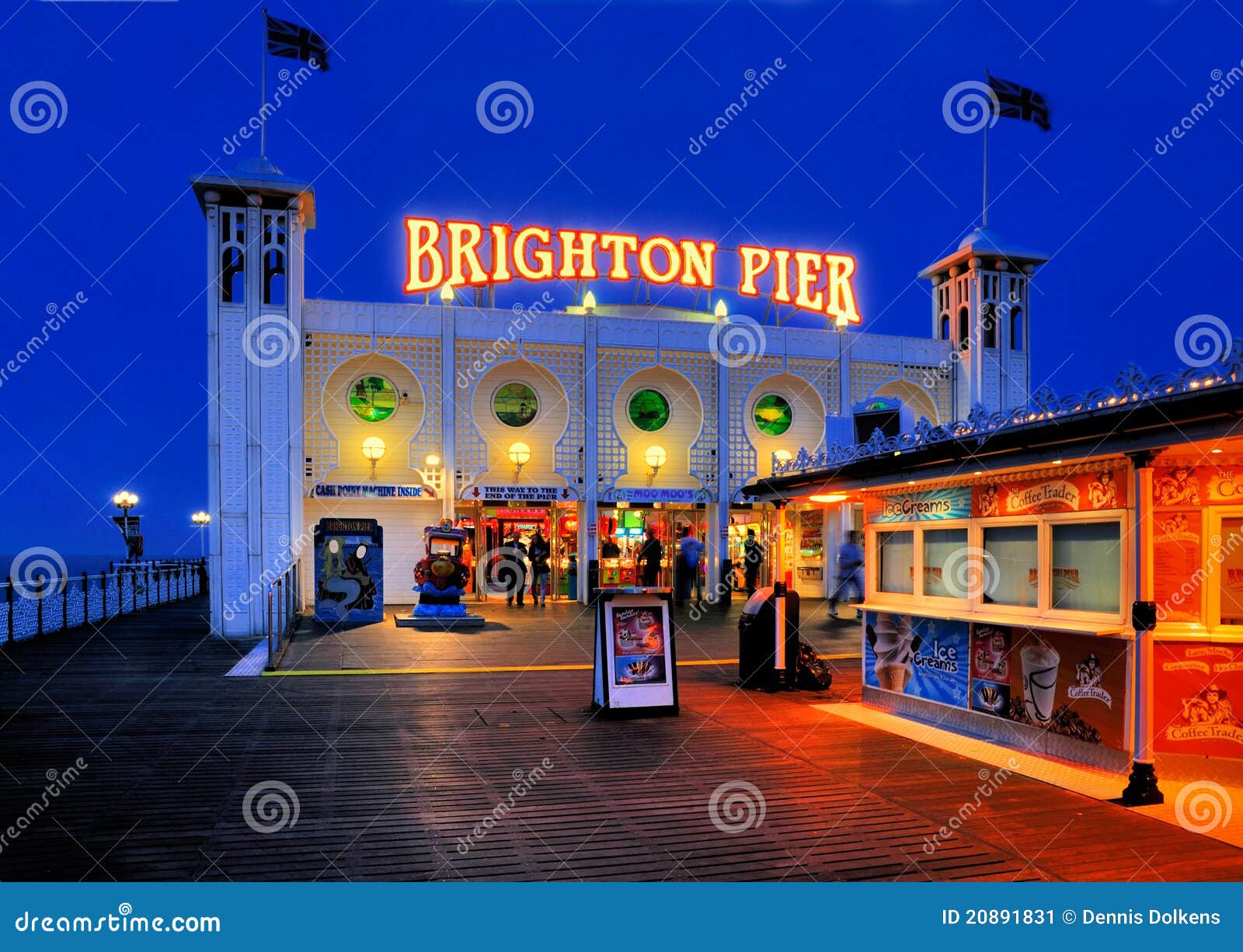Brighton Pier At Night