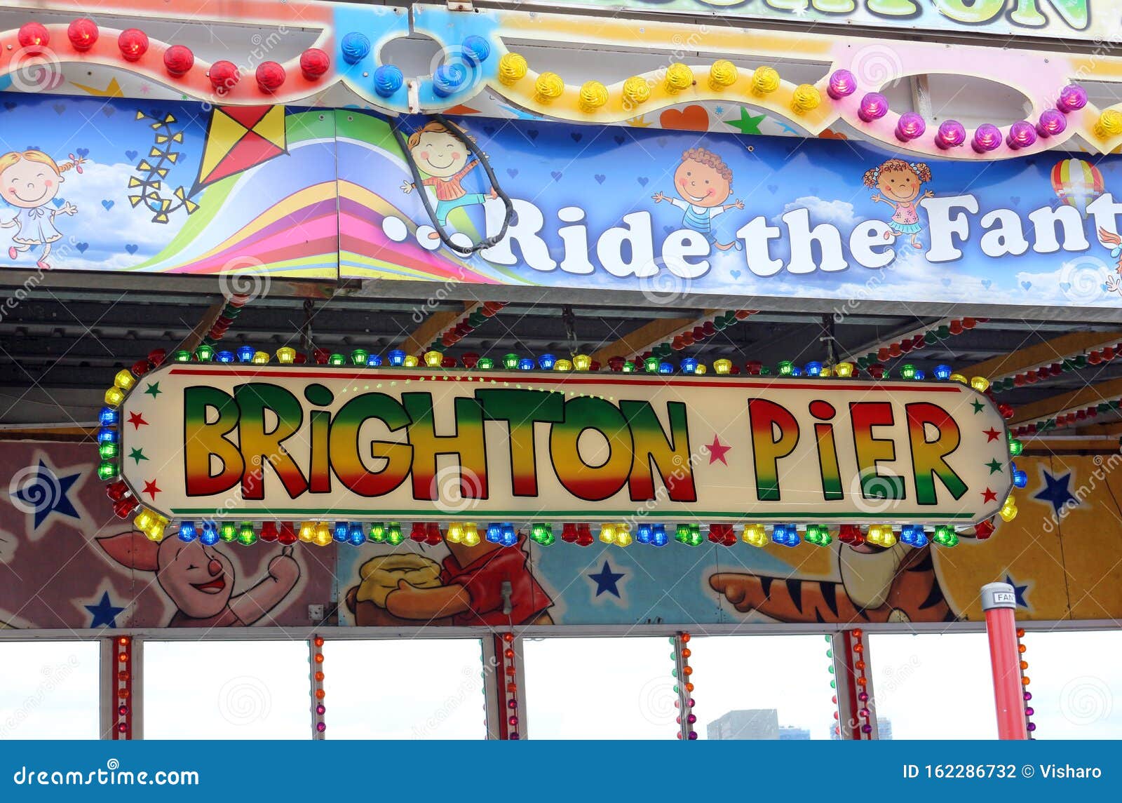 Brighton Pier editorial photography. Image of editorial - 162286732