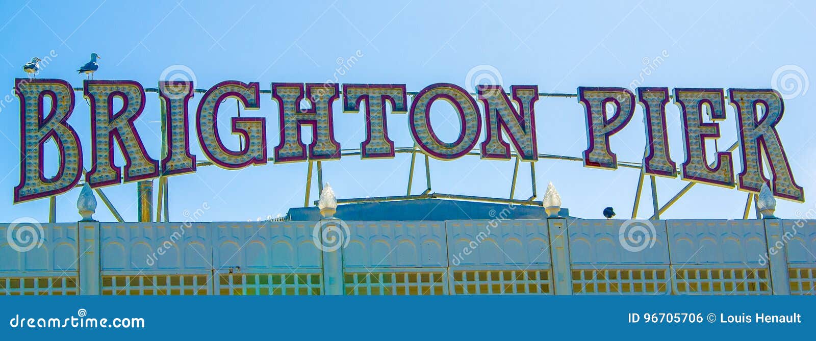 Brighton Pier editorial photo. Image of traditional, england - 96705706