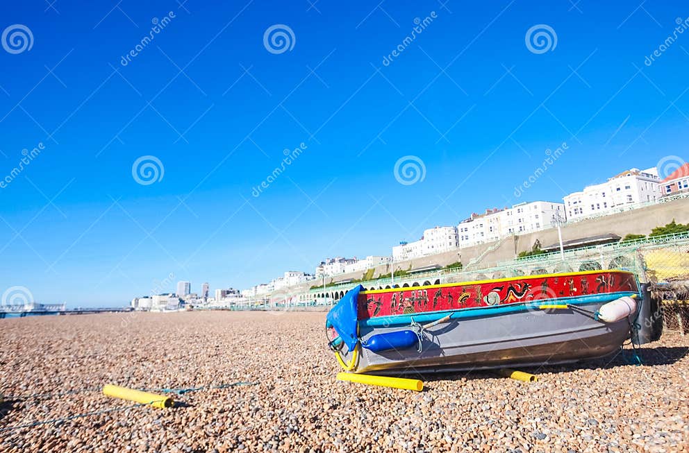 Brighton s cost editorial image. Image of pier, pebbles - 27091995