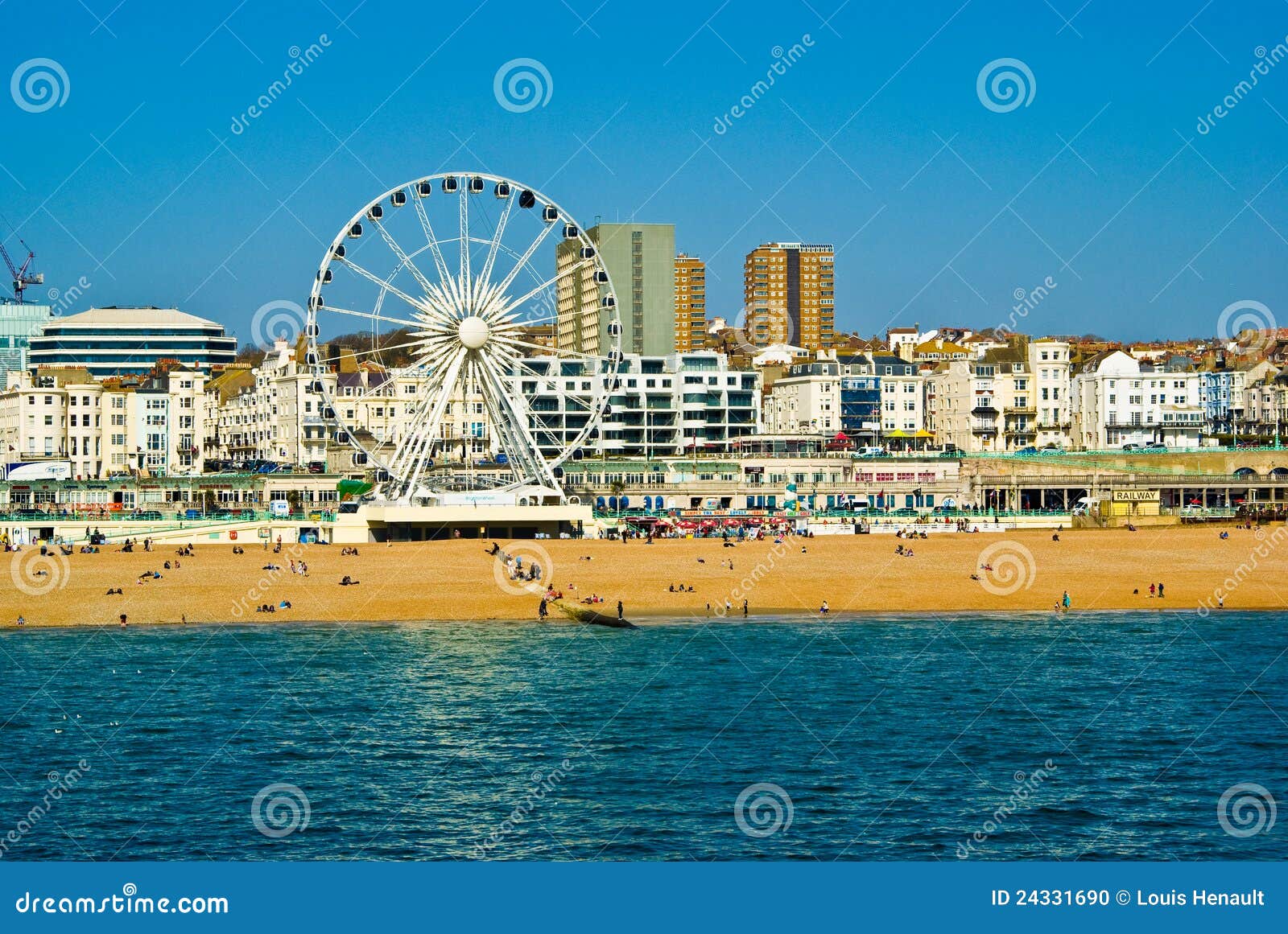 Brighton seafront editorial image. Image of outdoors - 24331690