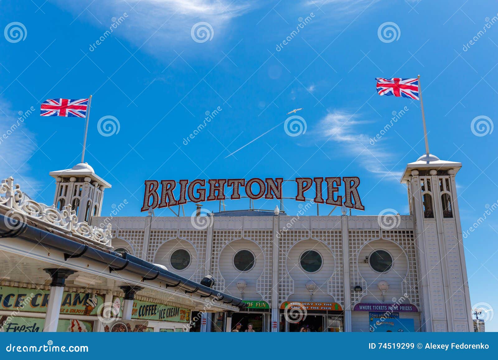 Brighton in summer editorial stock image. Image of summer - 74519299