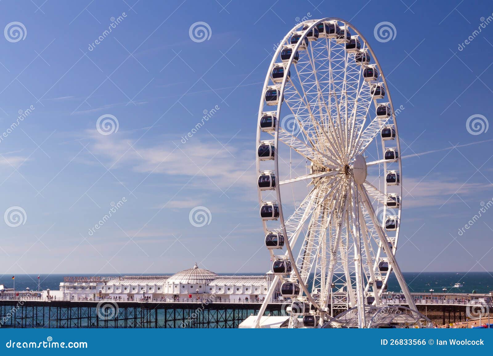 Brighton Wheel stock photo. Image of wheel, england, seafront - 26833566