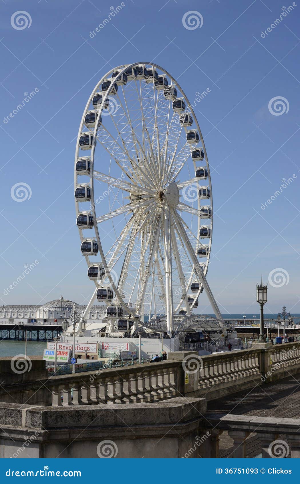 Brighton Wheel. Sussex. Inglaterra Foto de archivo editorial - Imagen ...