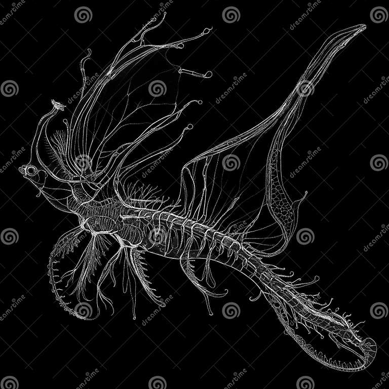 Brilliance of Nature Stippling Stock Illustration - Illustration of ...