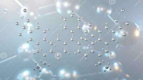 Brilliant Blue Fcf Molecular Structure, 3d Model Molecule ...