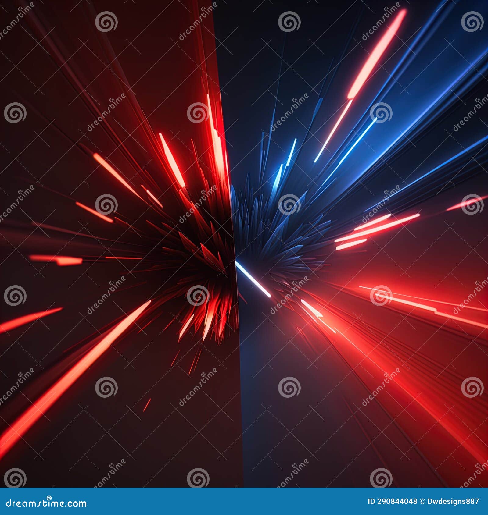 Brilliant and Colorful Light Streaks. Stock Illustration - Illustration ...