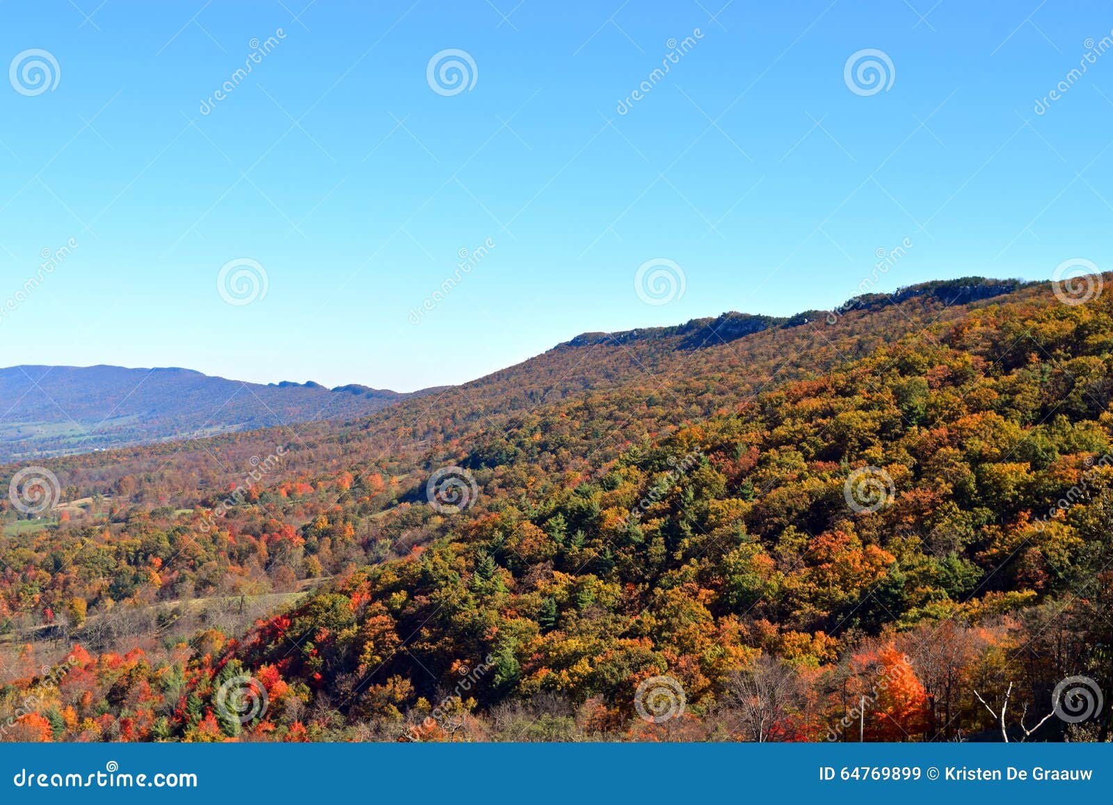 Brilliant Fall Colors in West Virginia Stock Image - Image of virginia ...