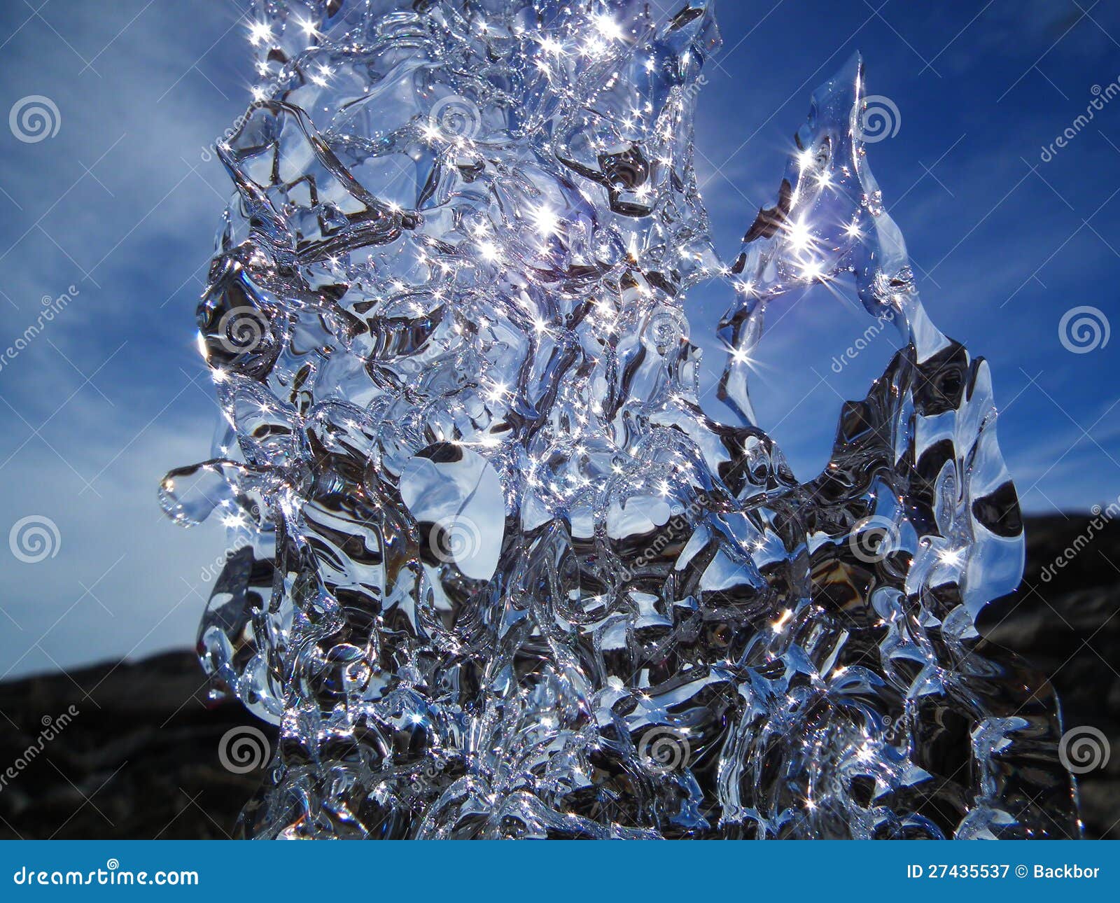 Brilliant ice stock image. Image of glare, winter, glitter - 27435537