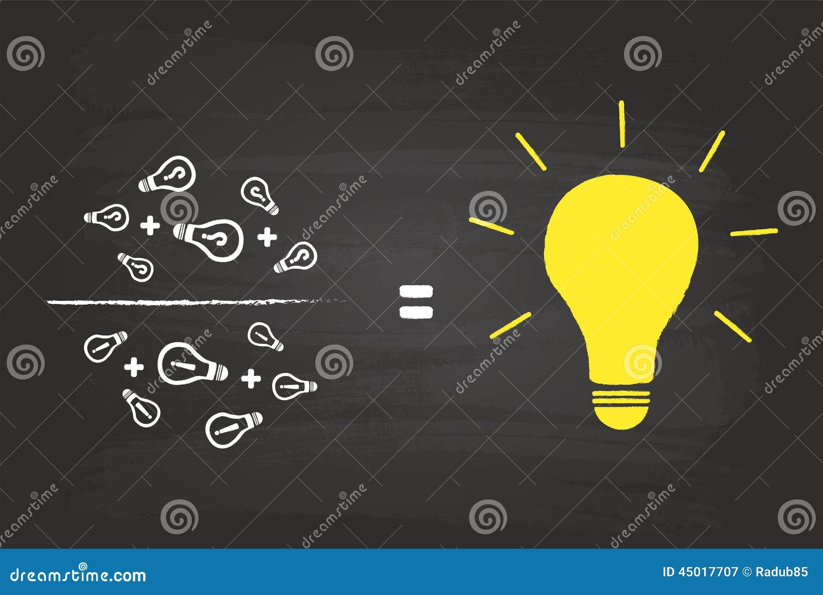 Brilliant Idea stock vector. Illustration of creativity - 45017707