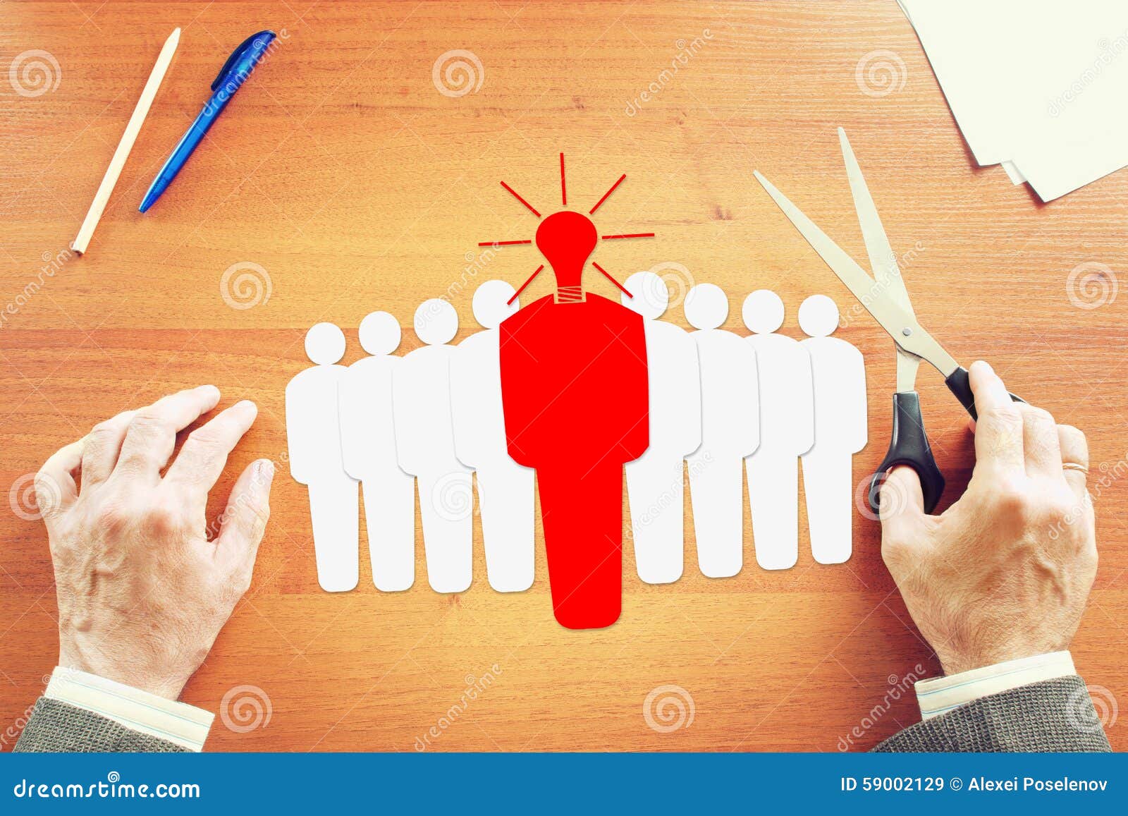 Brilliant Leader of the Team Stock Image - Image of businessmen ...