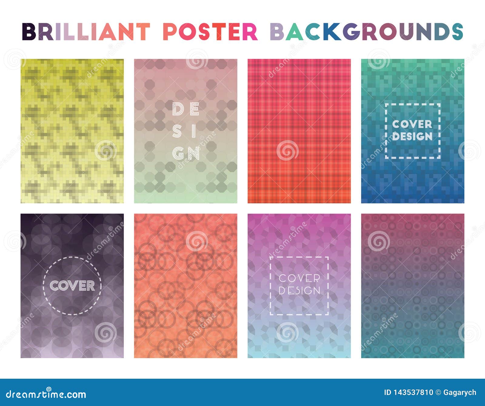 Brilliant Poster Backgrounds. Stock Vector - Illustration of design ...