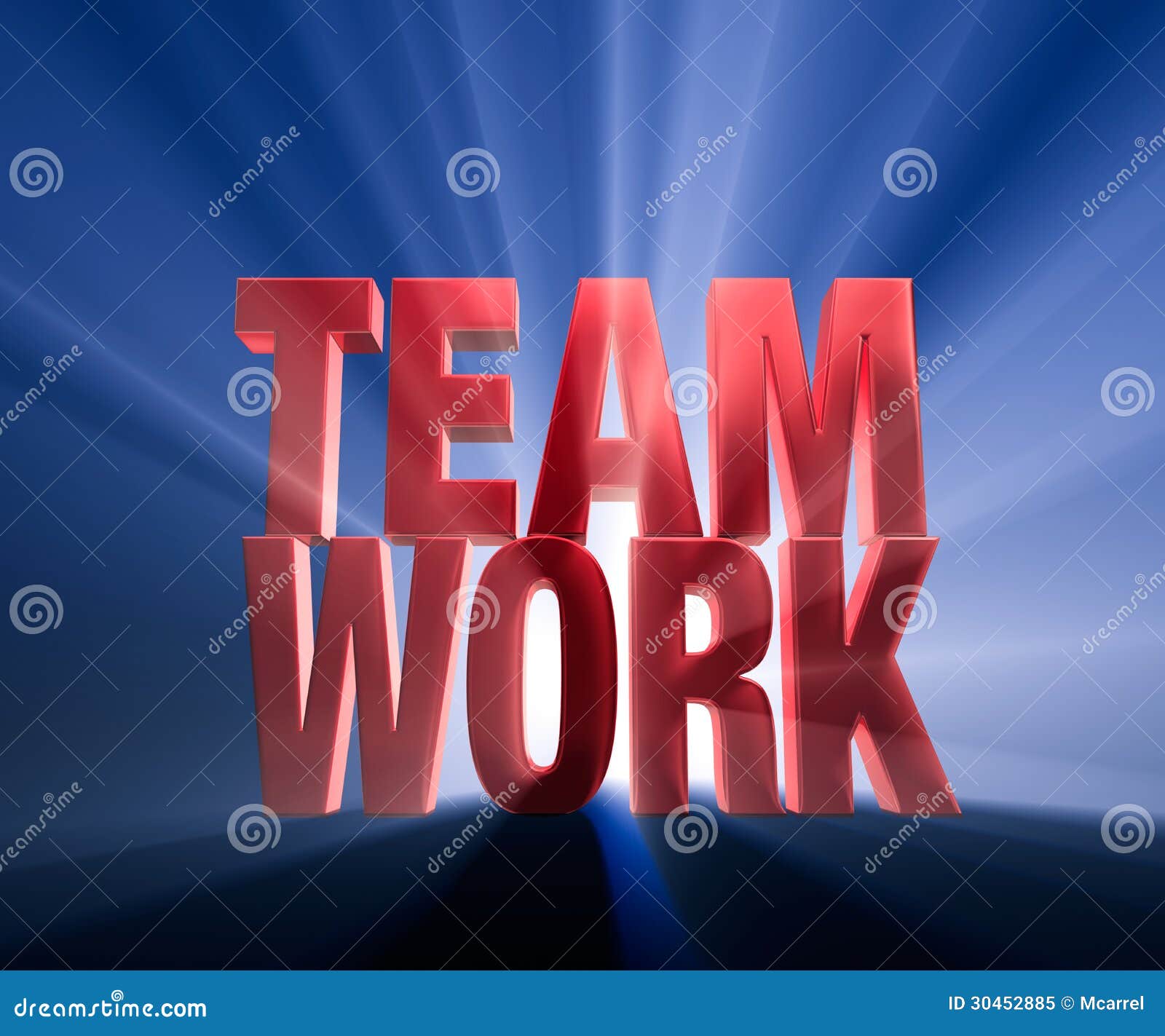 Brilliant Teamwork! stock illustration. Illustration of glamorous ...