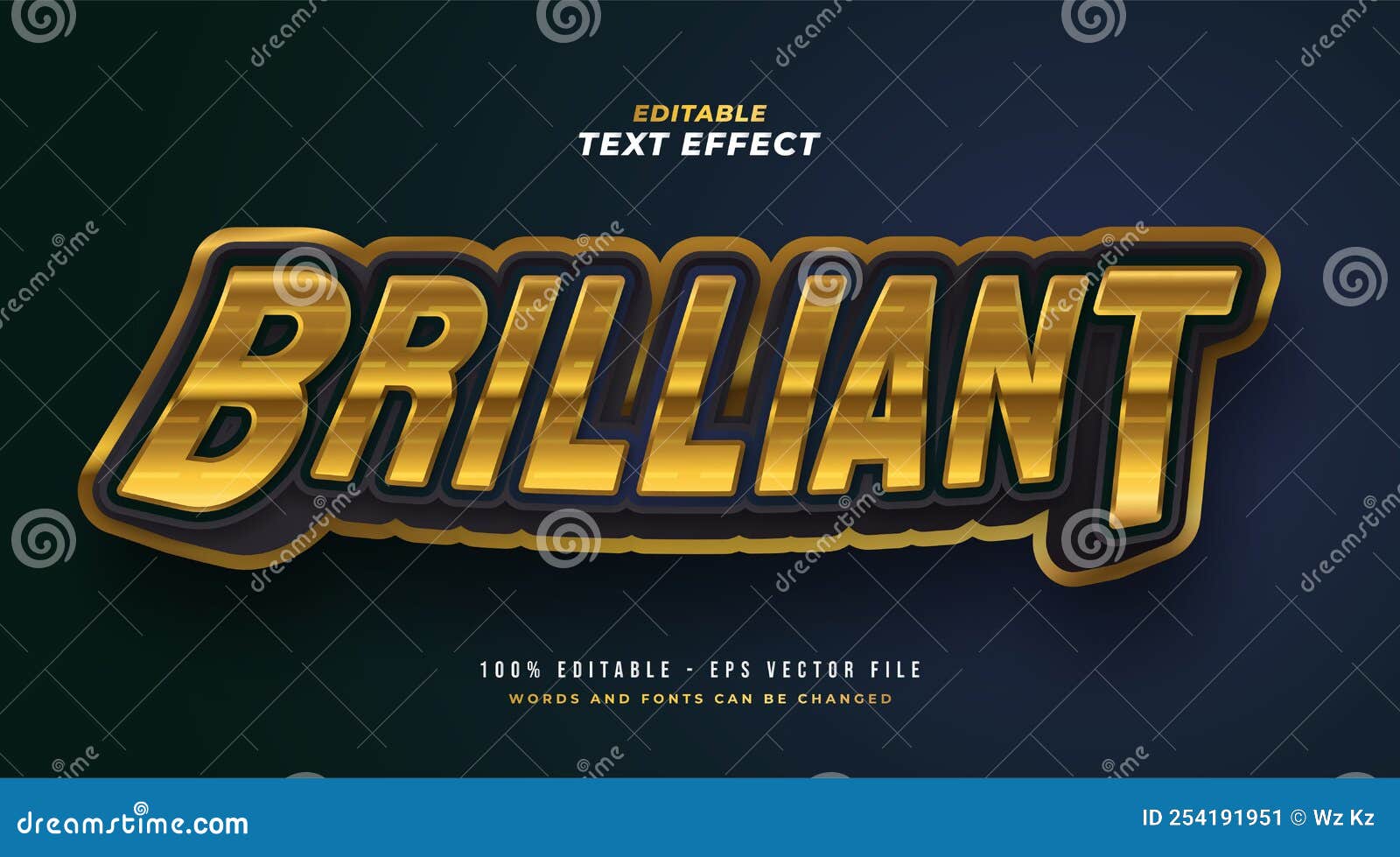 Brilliant Text Banner Font Hand Lettering Art Style With Nature At ...