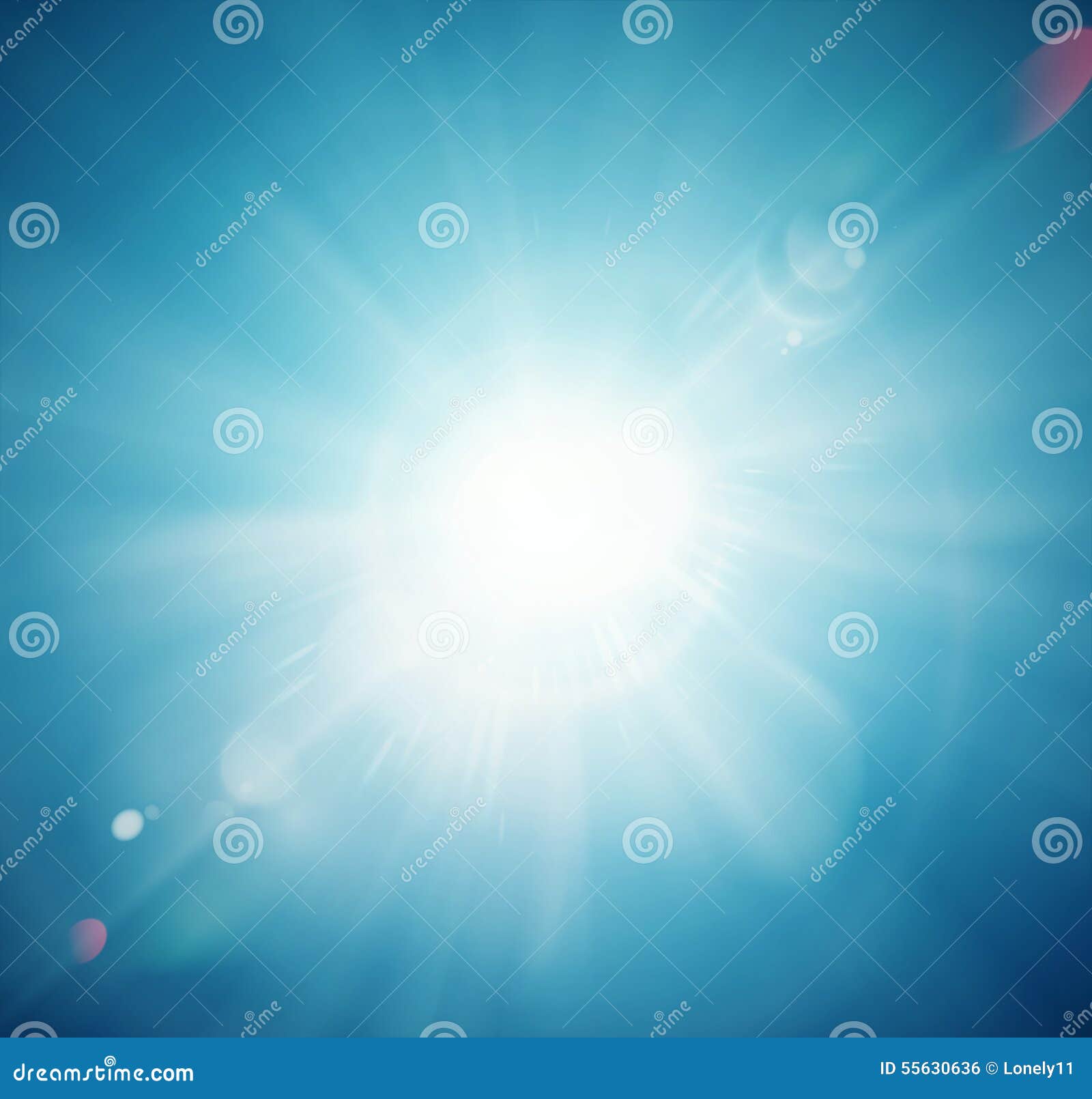 Brillo del sol ilustración del vector. Ilustración de viga - 55630636