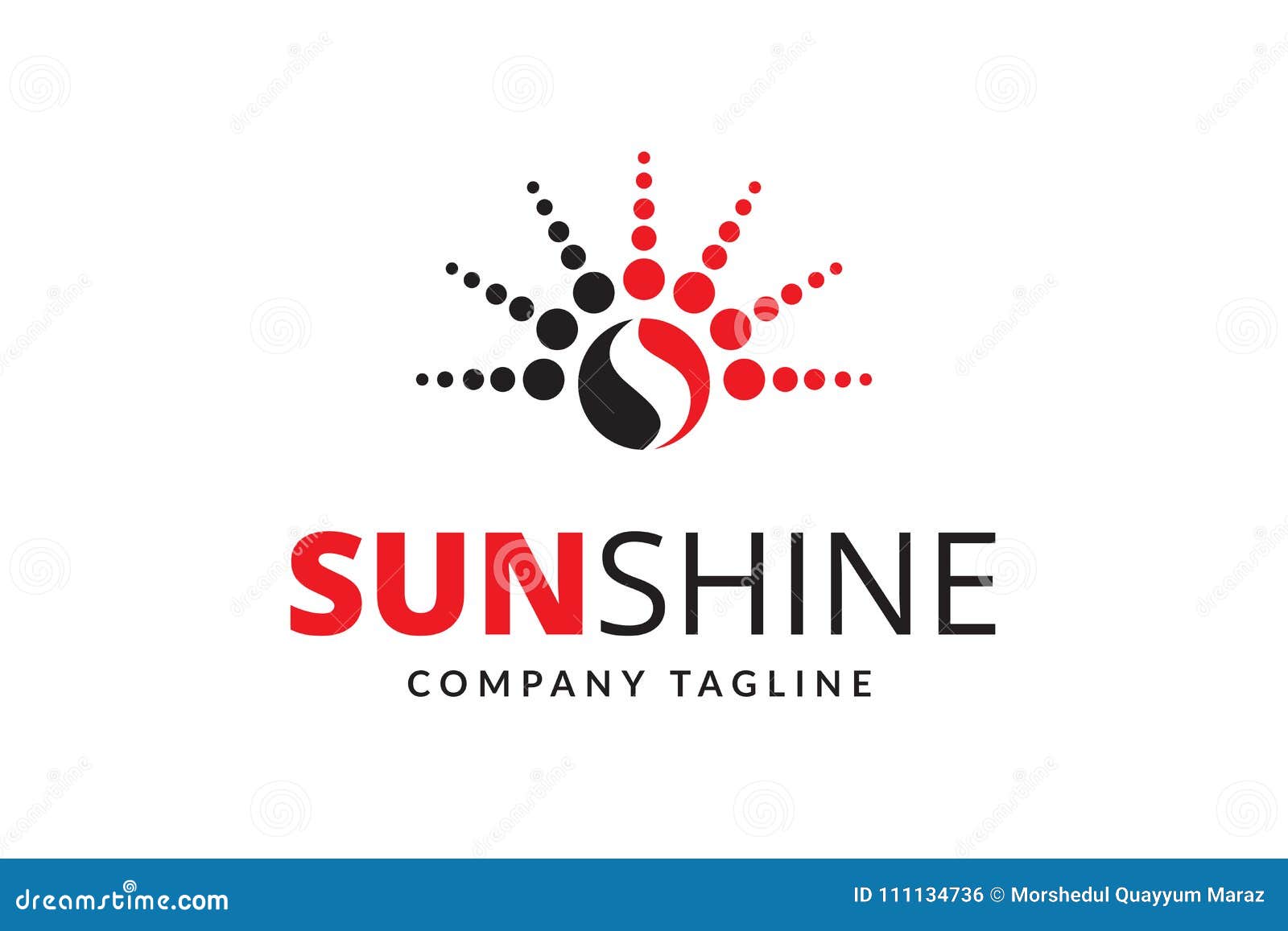 Brillo Logo Design Template Vector De Sun Ilustración del Vector ...