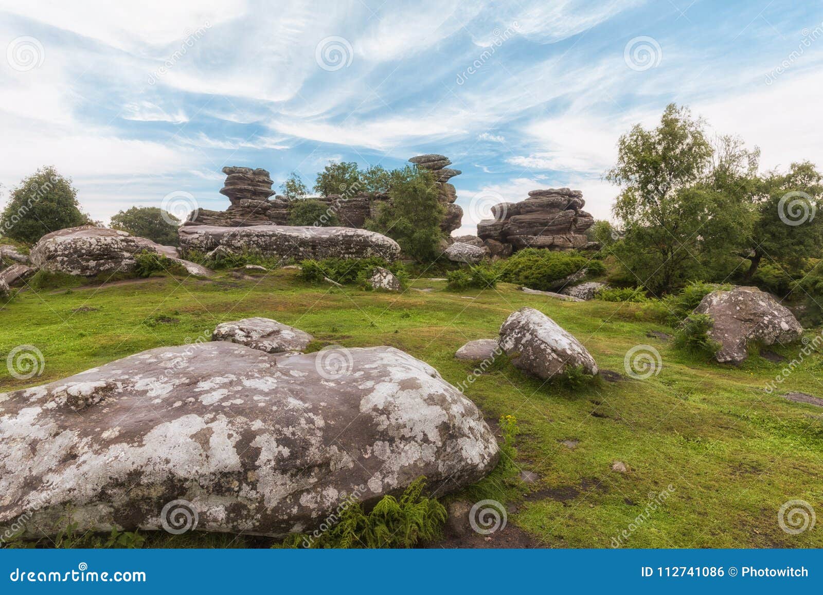 Brimham Rocks, Yorkshire Dales Stock Photo - Image of outdoors, scenic ...