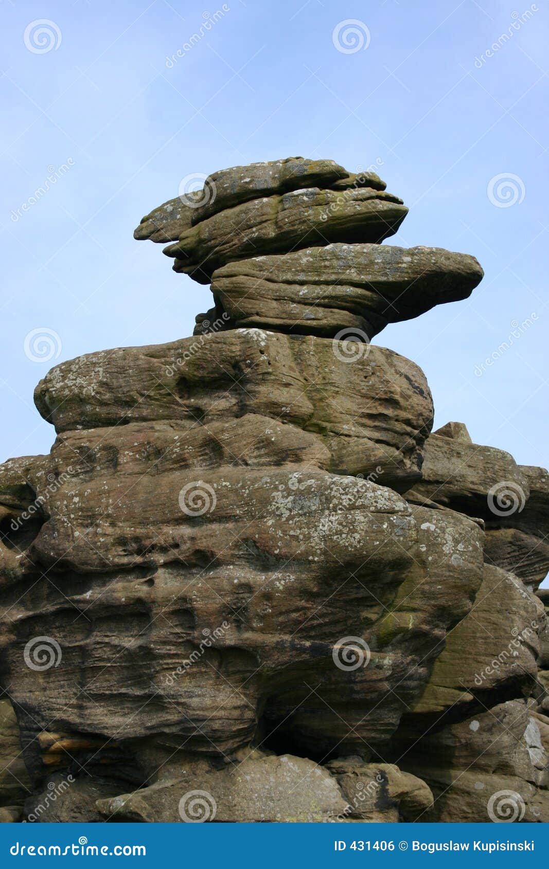 Brimham s Rocks stock photo. Image of formation, erosion - 431406