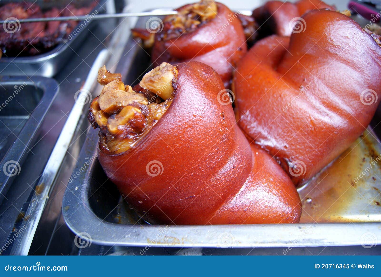 Brine pig s knuckles stock image. Image of condiments - 20716345