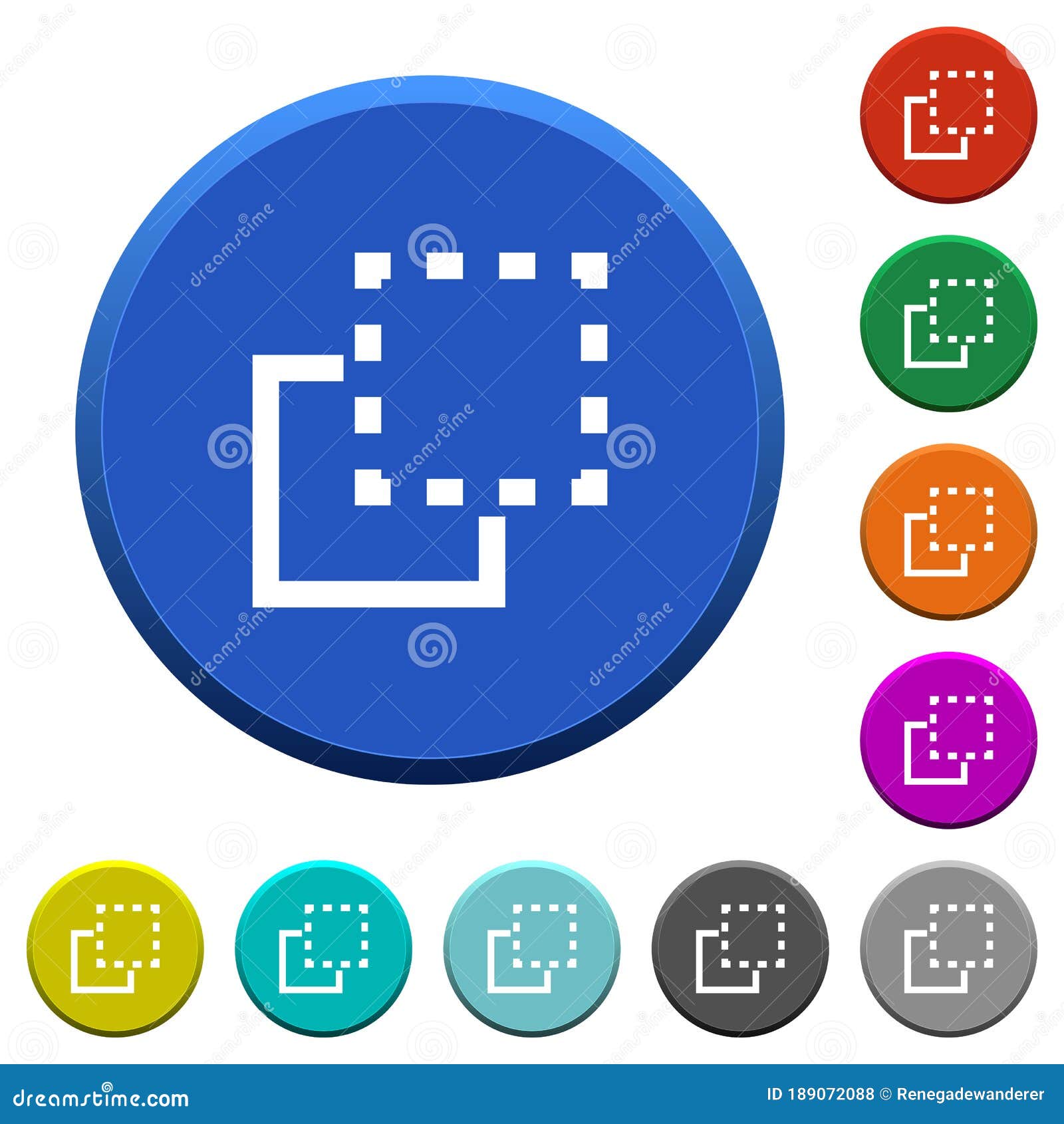 Bring Element To Front Beveled Buttons Stock Vector - Illustration of ...