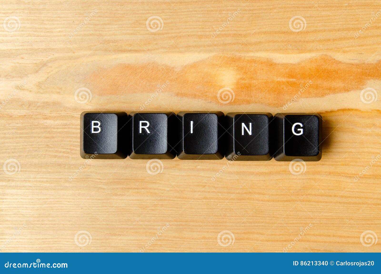 Bring word stock photo. Image of typo, letters, keyword - 86213340