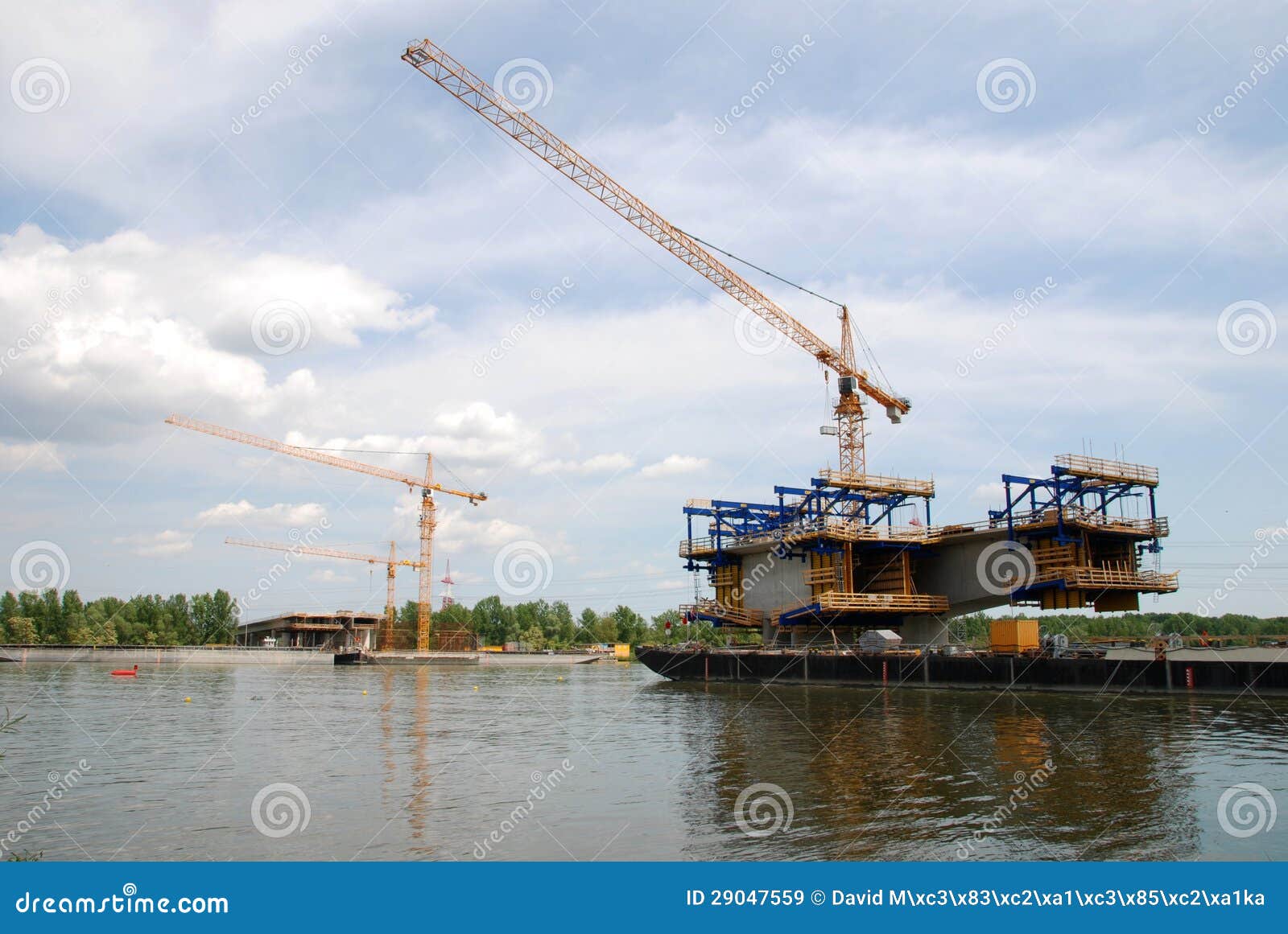 Bringe construction stock image. Image of industrial - 29047559