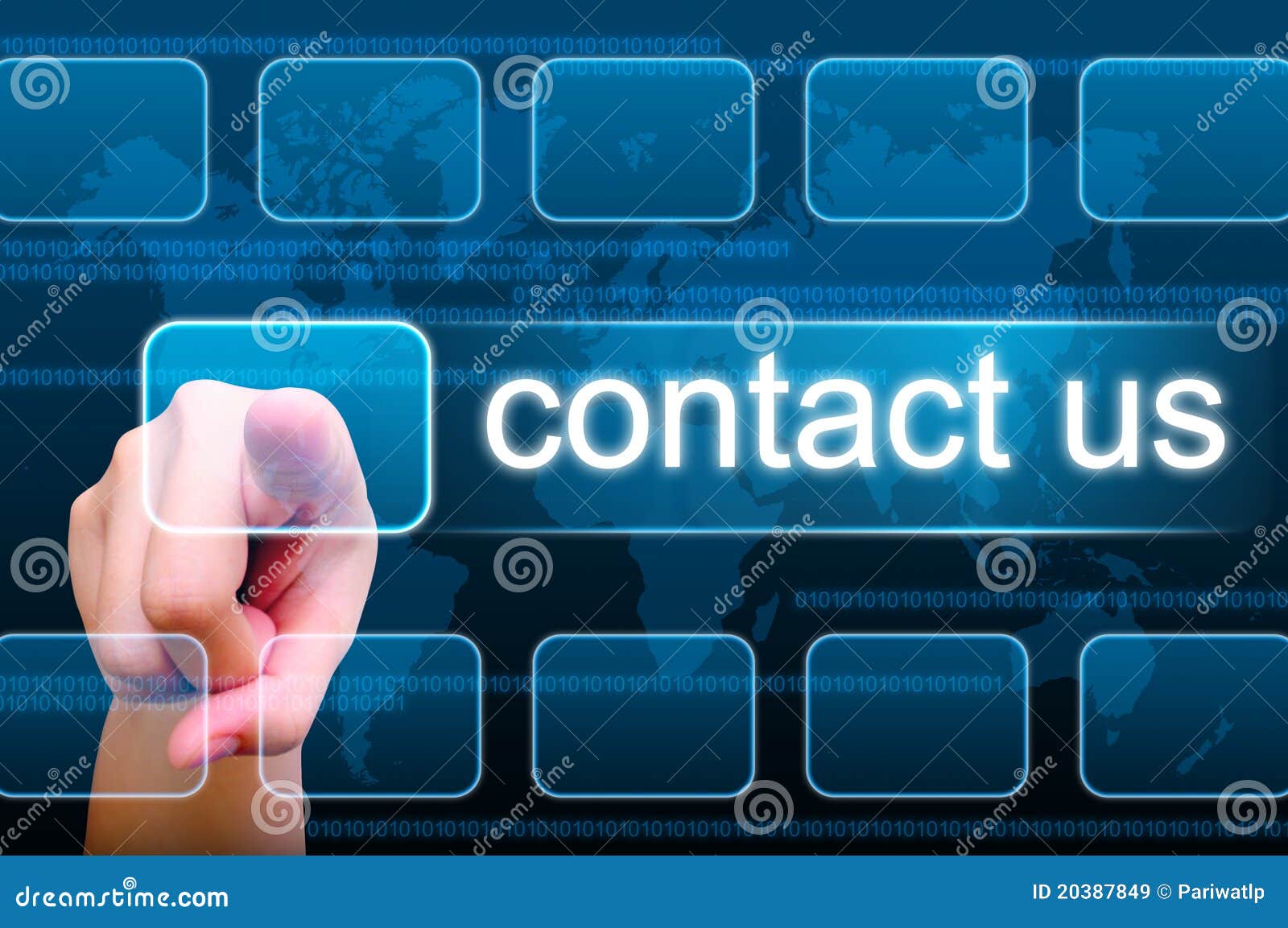 Bringen Sie uns in Kontakt stockbild. Bild von erzeugung - 20387849