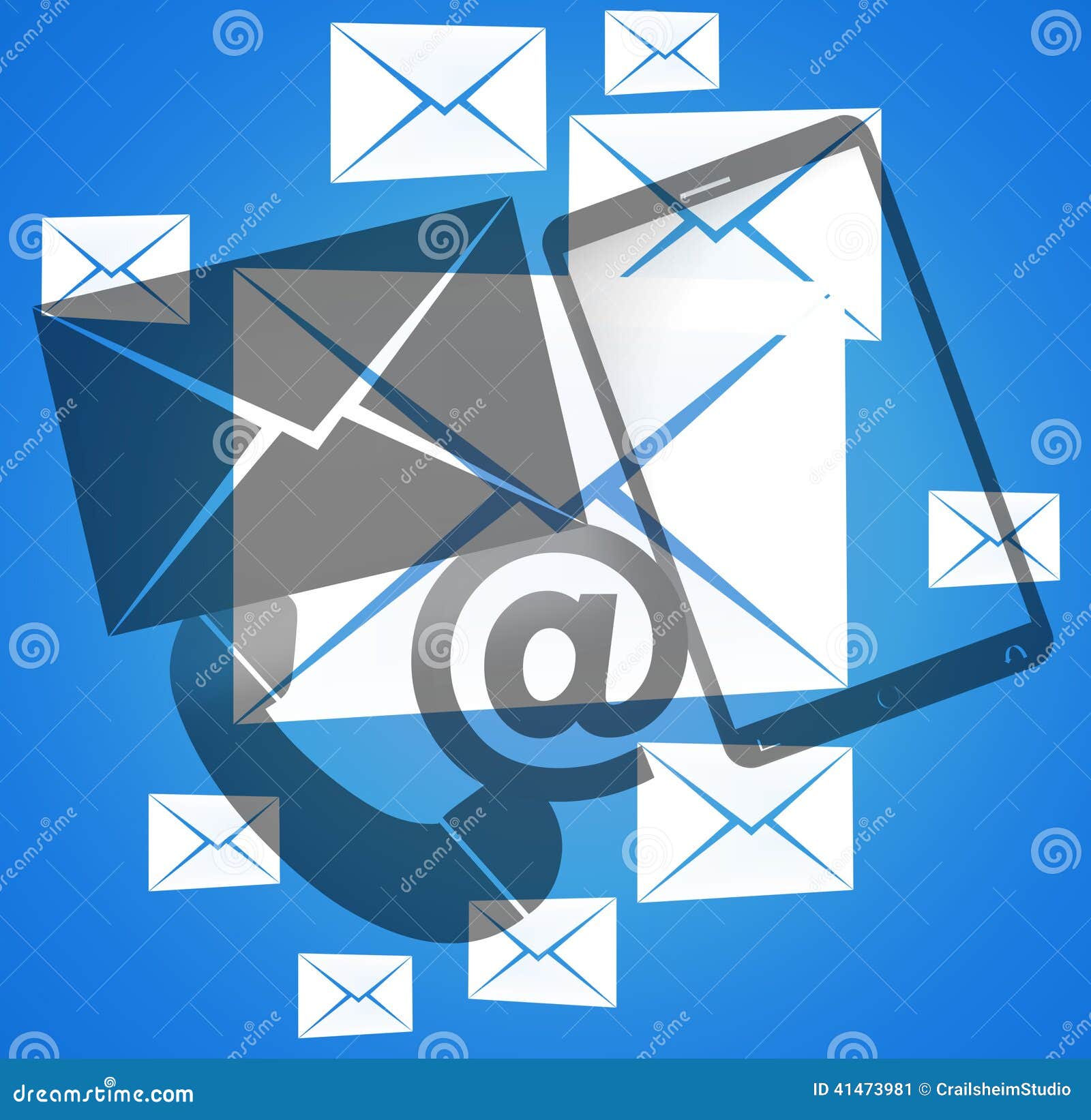 Bringen Sie uns in Kontakt stock abbildung. Illustration von umschlag ...