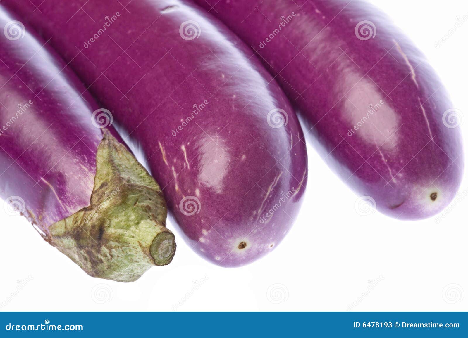 Brinjals Isolated stock image. Image of flora, vegetable - 6478193