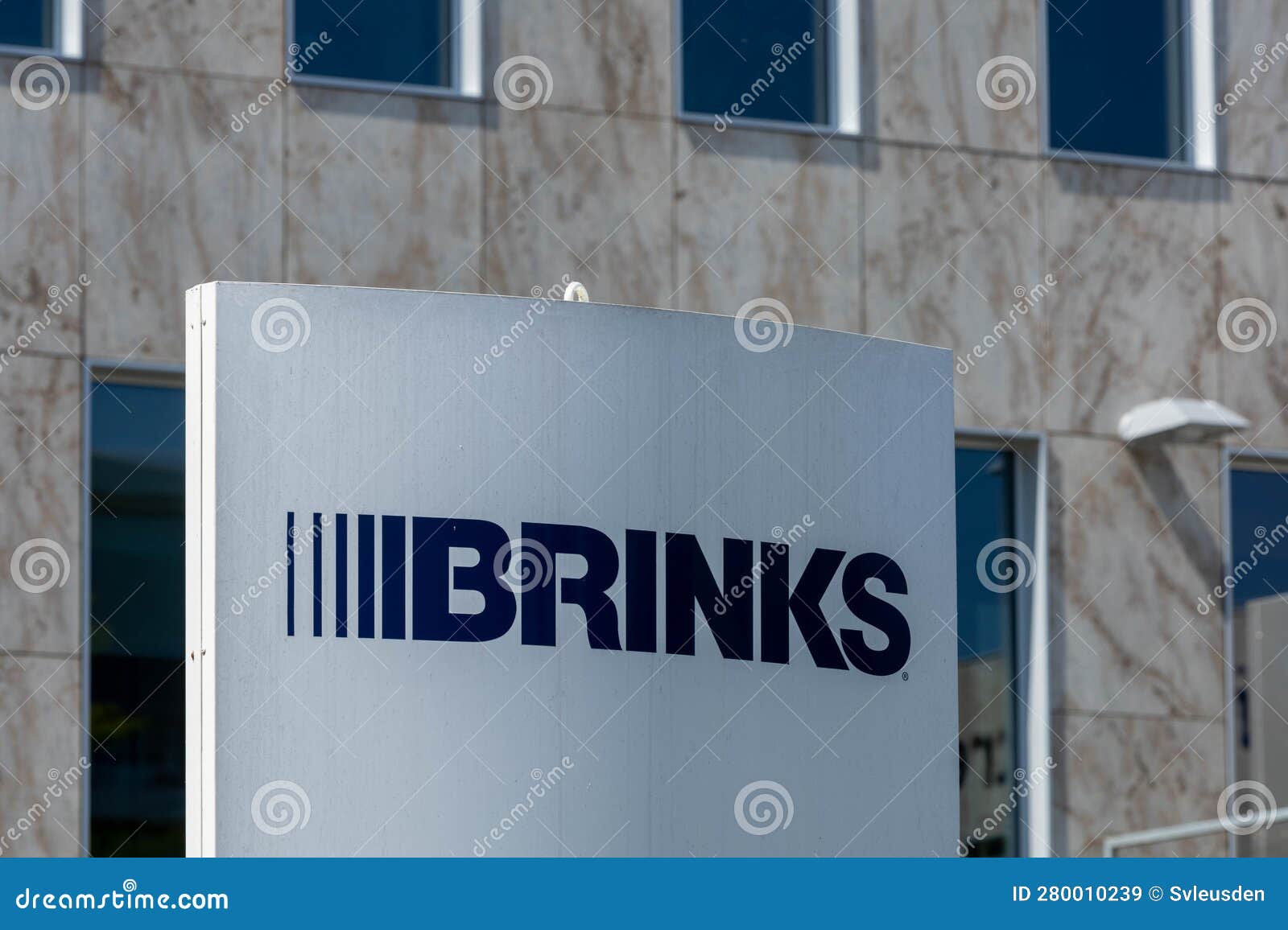 Brinks Sign Logo. Brink S is a Provider of Security Editorial Stock ...