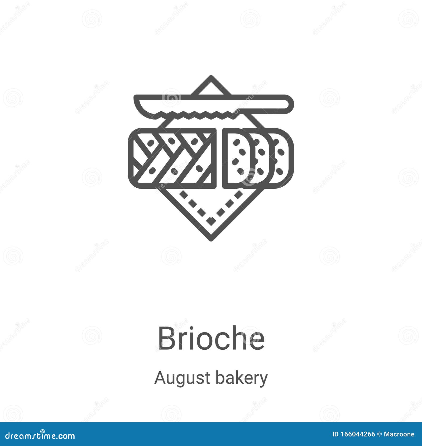 Brioche, Vector Illustration, Hand Drawing, Sketch | CartoonDealer.com ...