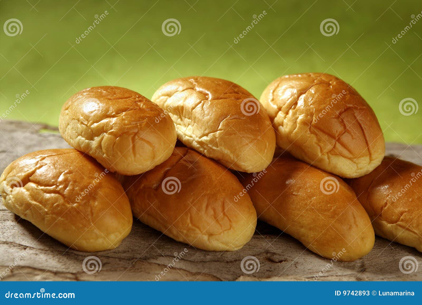Brioche Little Bread Stacked in Two Rows Stock Image - Image of bagel ...