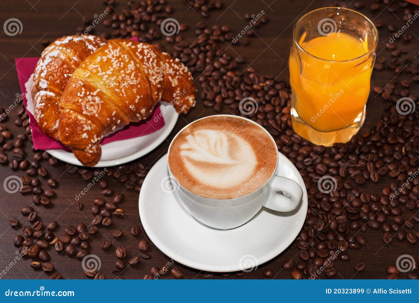 Cornetto E Cappuccino Clipart Sun