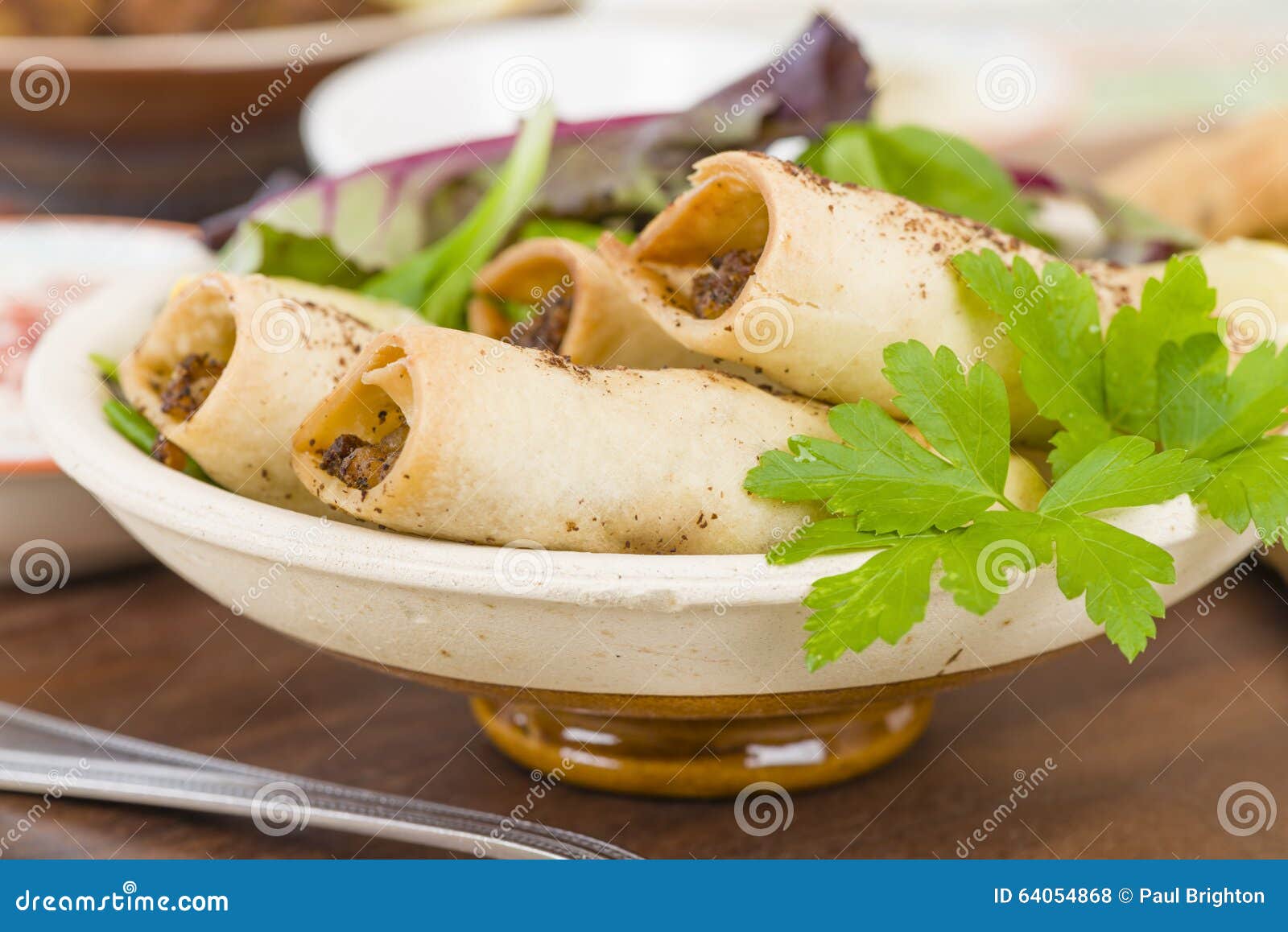 Briouat stock photo. Image of kefta, mediterranean, pasties - 64054868