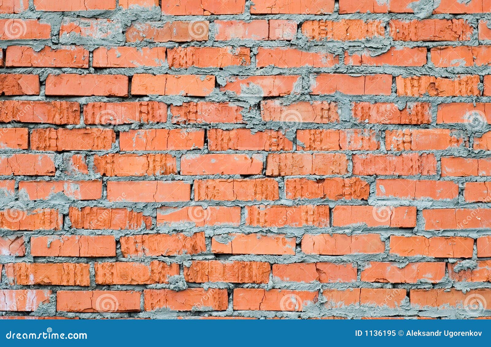 Brique image stock. Image du enduit, construction, garnitures - 1136195