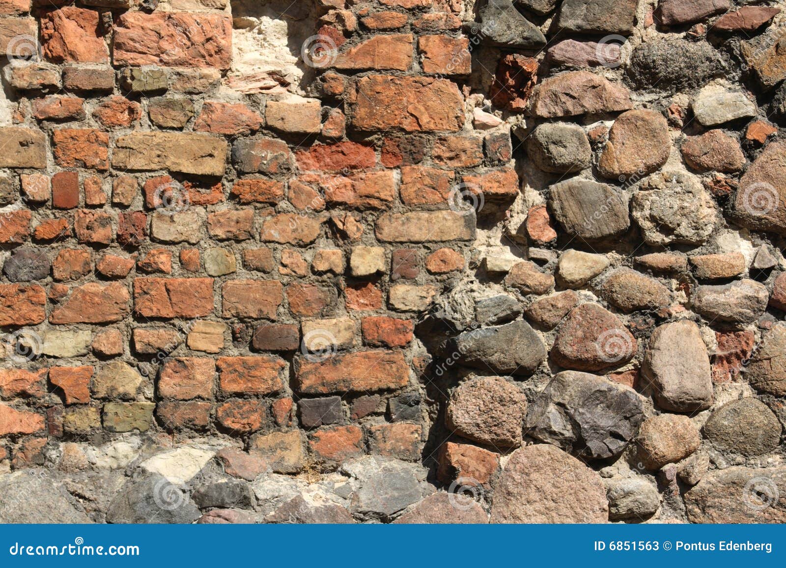 Brique et mur en pierre image stock. Image du construction - 6851563