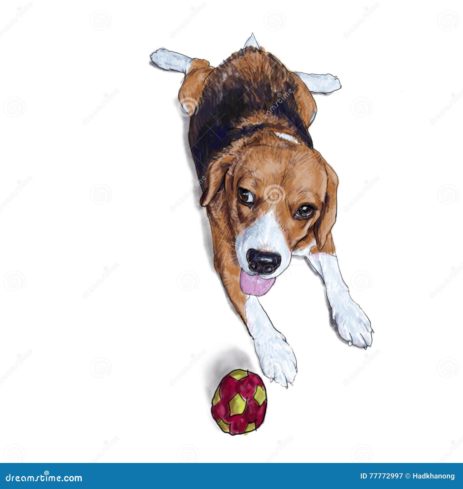 Briquet Se Couchant Sur Le Fond Blanc Illustration Stock - Illustration ...