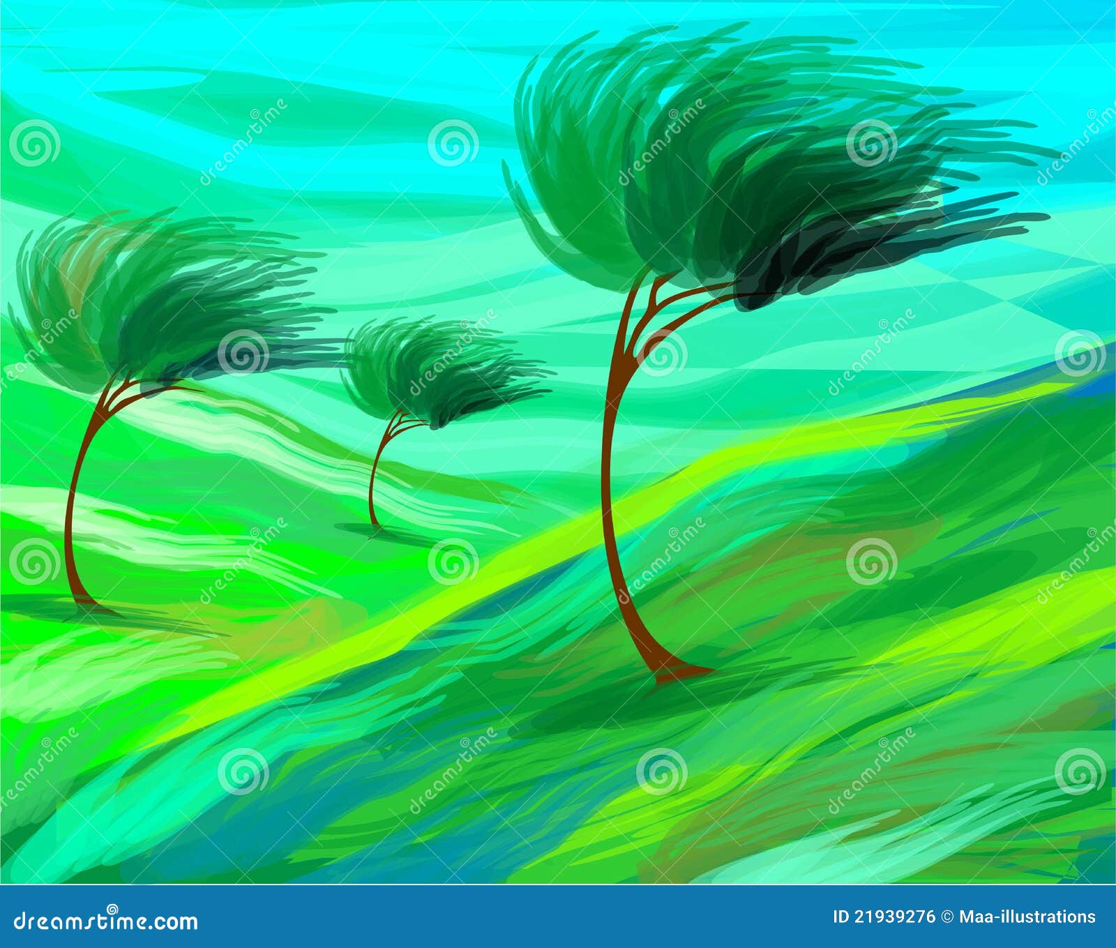 Brisa stock de ilustración. Ilustración de contexto, arte - 21939276