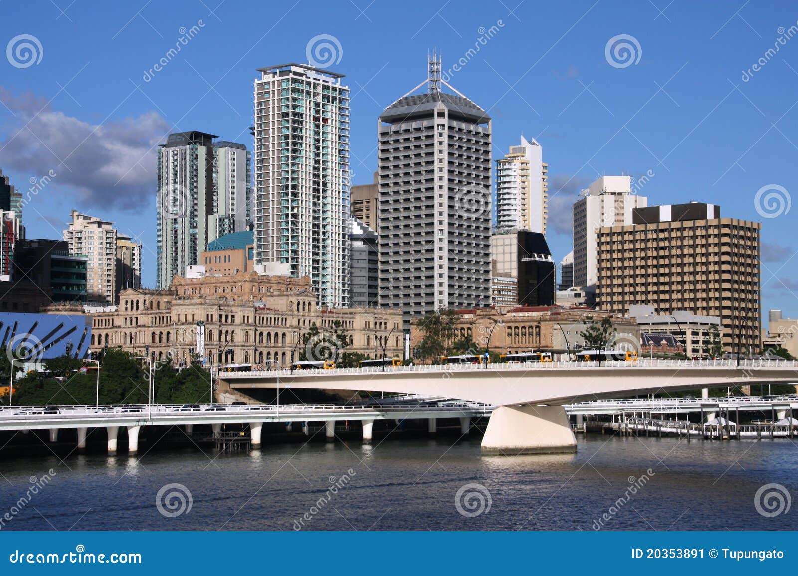 Brisbane city stock image. Image of cityscape, australia - 20353891