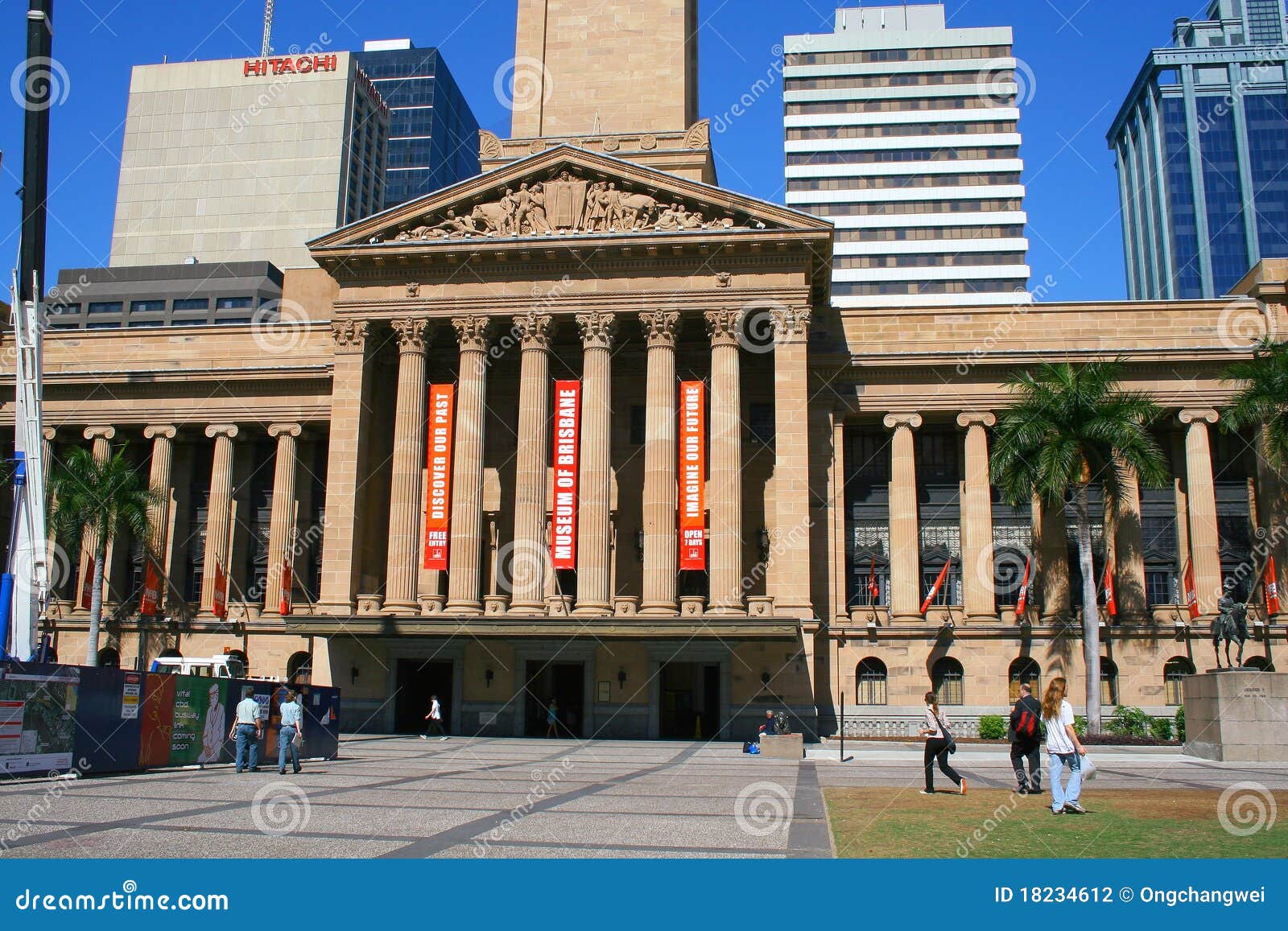 Brisbane City Hall editorial photography. Image of monument - 18234612
