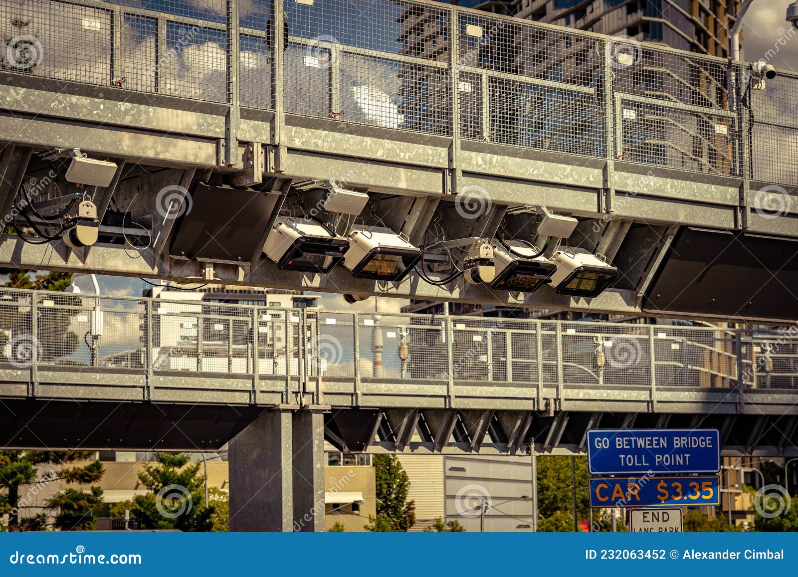 Brisbane, Queensland, Australia - Automatic Toll Charge Camera Detector ...