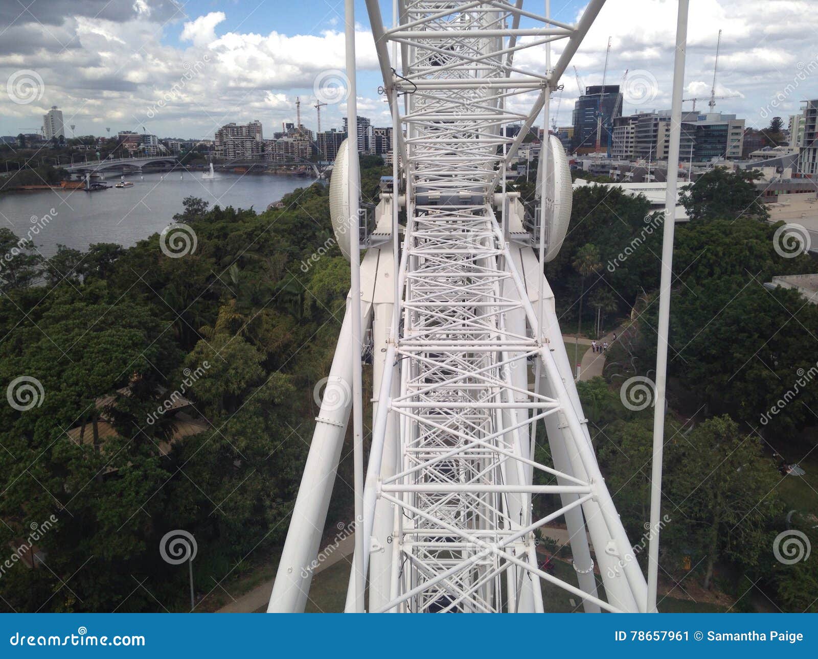 Brisbane wheel stock image. Image of water, wheel, nice - 78657961