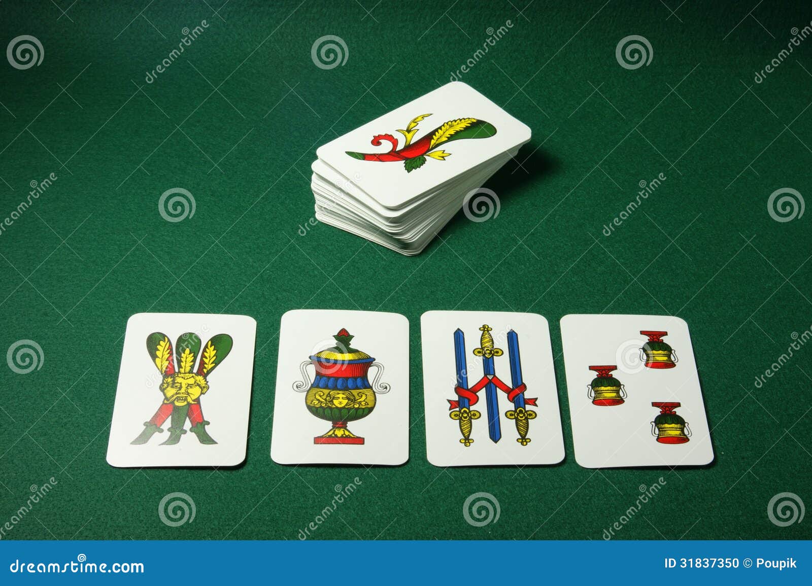 Briscola stock photo. Image of interior, deck, gambling - 31837350