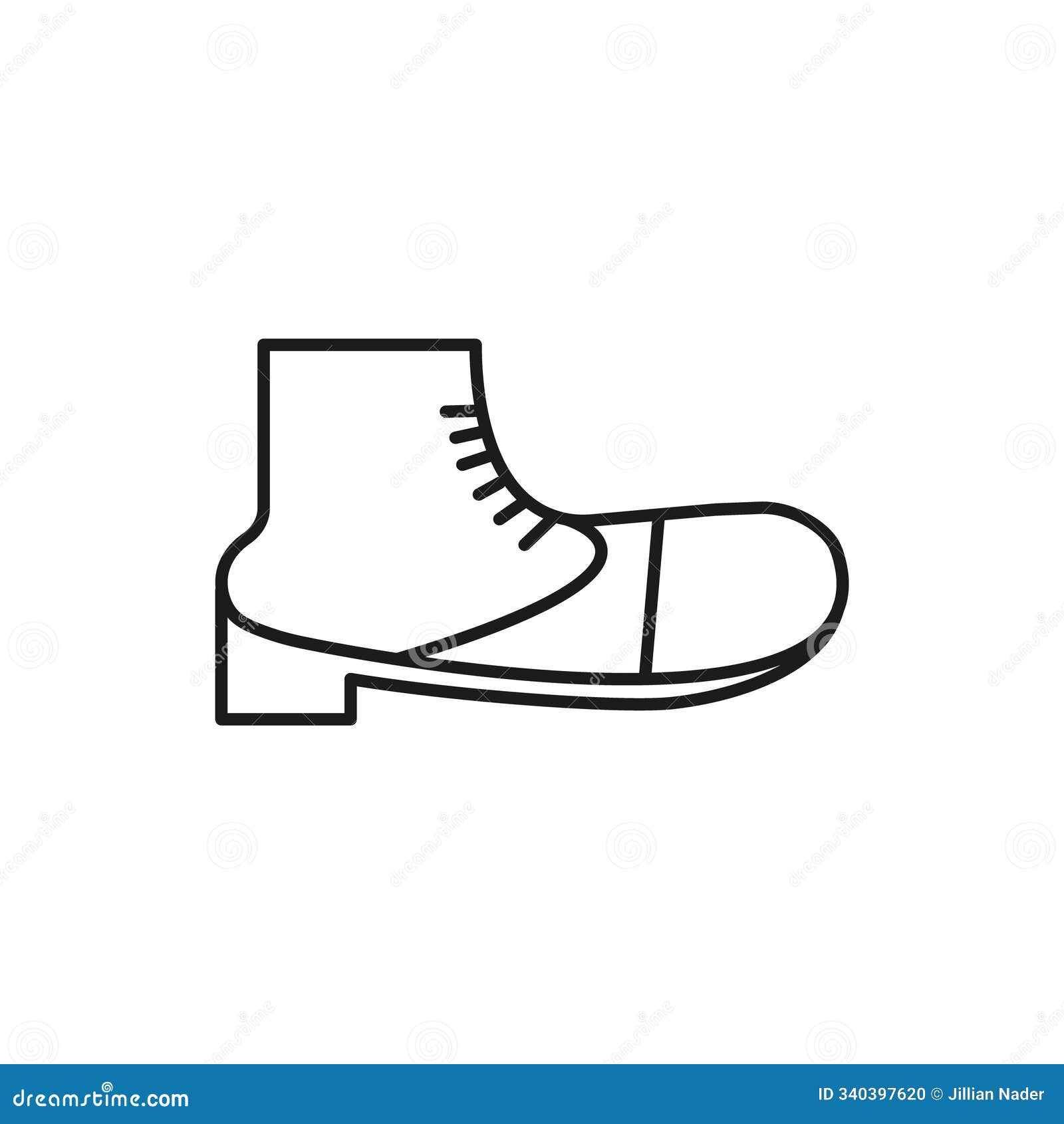 Brisk Boots Icon Collection Of Outline Thin Line Symbol Or Sign Vector ...