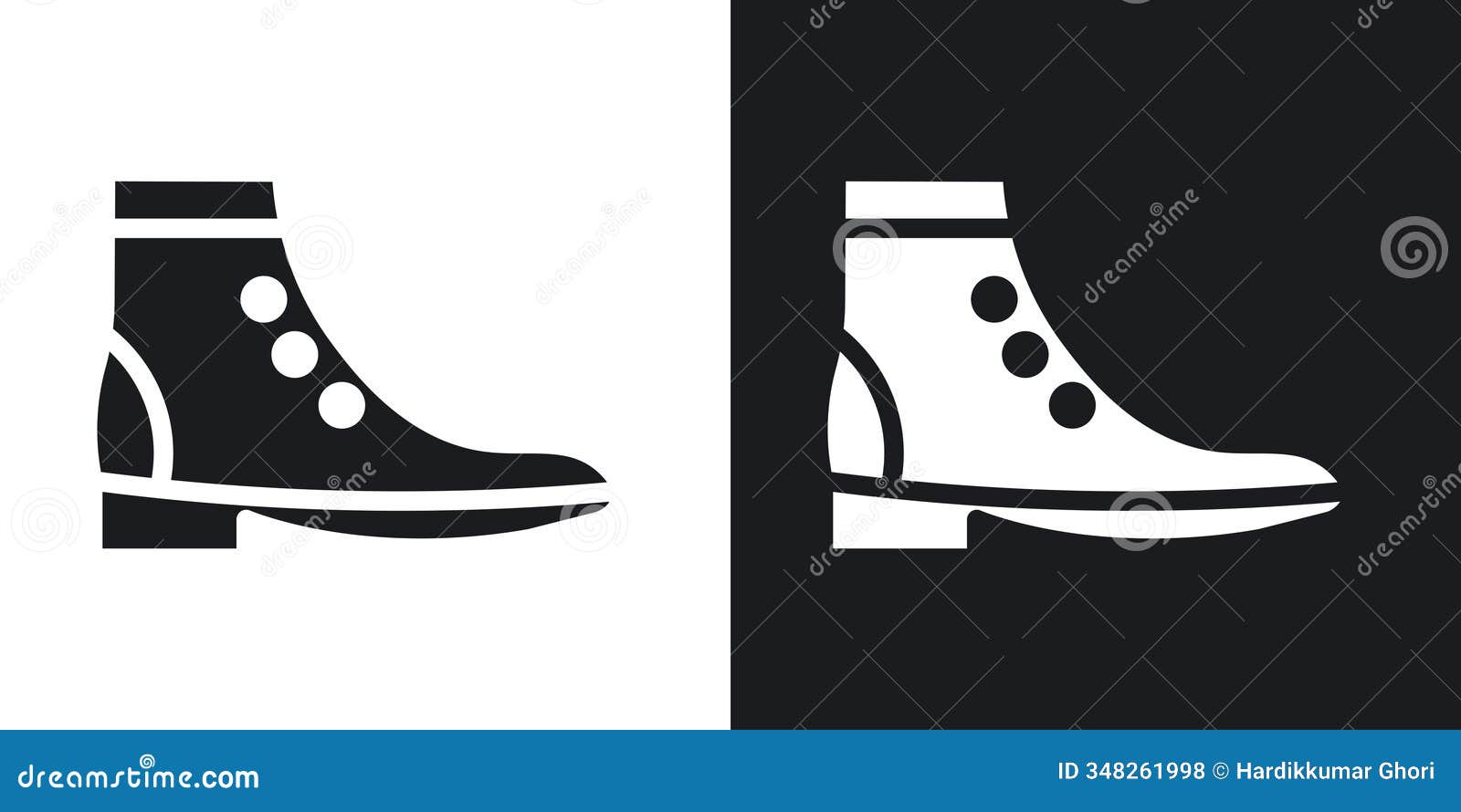 Brisk Boots Vector Icon Mark Set Symbol For Web Application ...