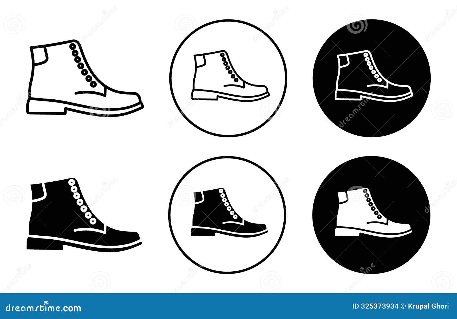Brisk Boots Vector Icon On White Background. Flat Vector Brisk Boots ...